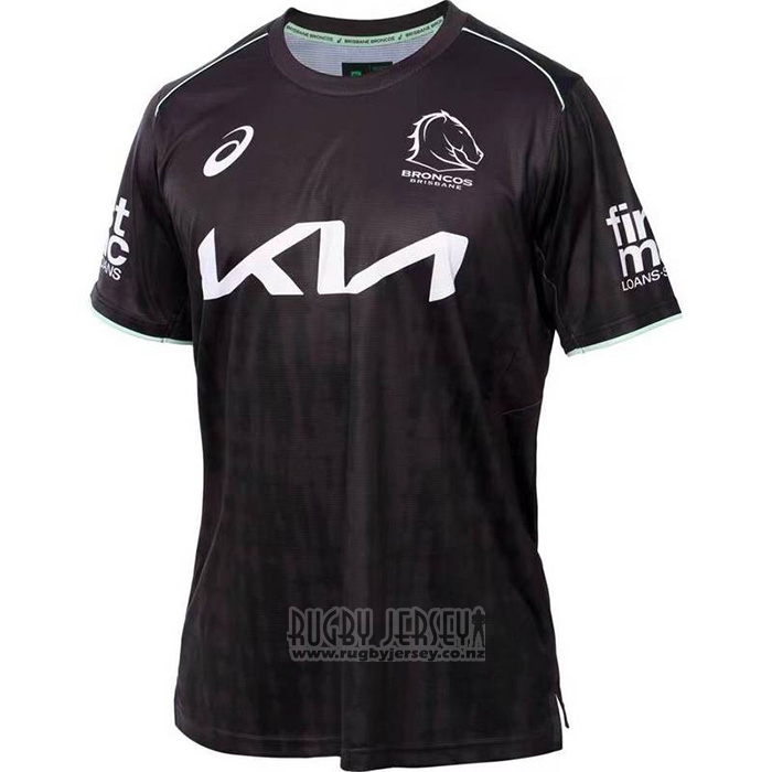Jersey Brisbane Broncos Rugby 2025 Black | RUGBYJERSEY.CO.NZ