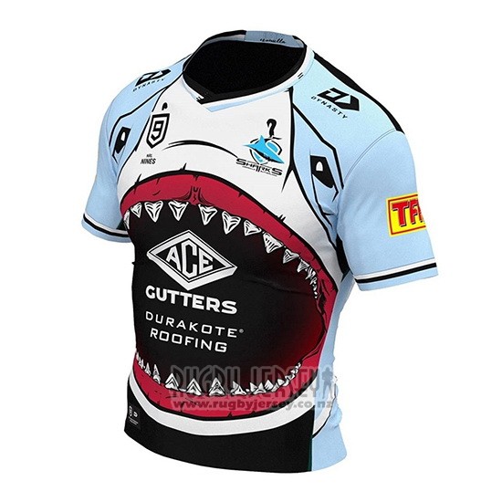 Cronulla Sutherland Sharks 9s Rugby Jersey 2020 Blue | RUGBYJERSEY.CO.NZ