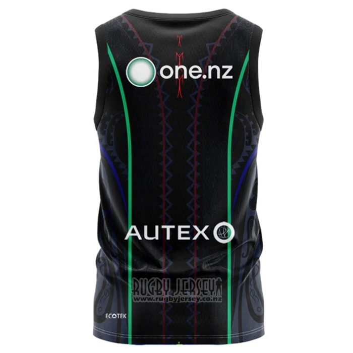 Tank Top New Zealand Warriors Rugby 2024 Indigenous | RUGBYJERSEY.CO.NZ