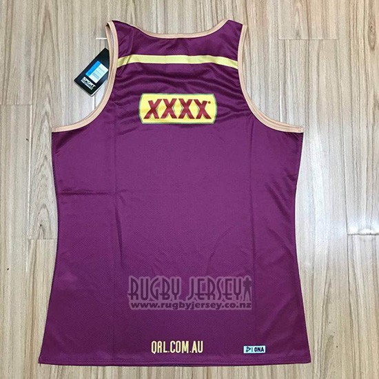 Queensland Maroon Rugby 2018-19 Tank Top | RUGBYJERSEY.CO.NZ