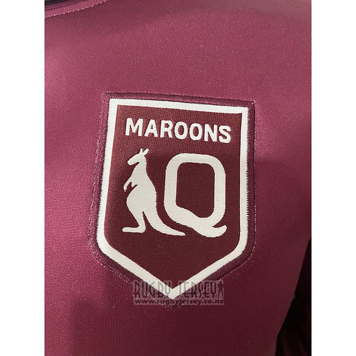 Hoodies Queensland Maroons Rugby 2024 Red Black | RUGBYJERSEY.CO.NZ
