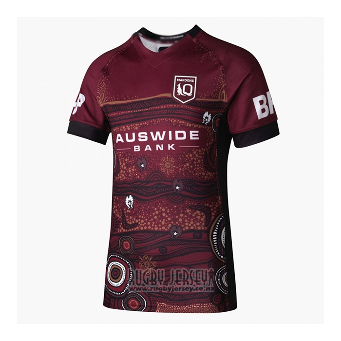 Jersey Queensland Maroons Rugby 2021 Indigenous | RUGBYJERSEY.CO.NZ