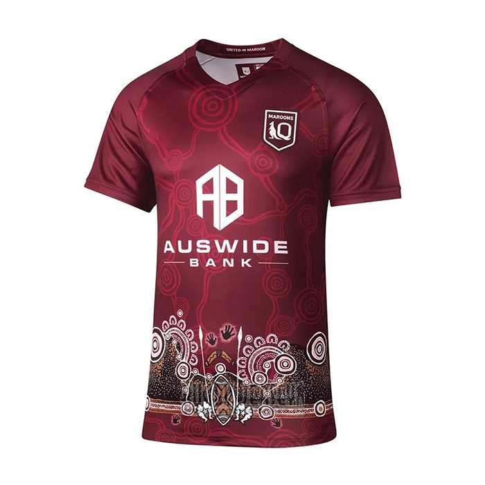 Jersey Queensland Maroons Rugby 2022 Indigenous | RUGBYJERSEY.CO.NZ