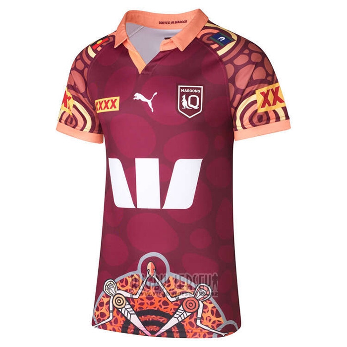 Jersey Queensland Maroons Rugby 2024 Indigenous | RUGBYJERSEY.CO.NZ