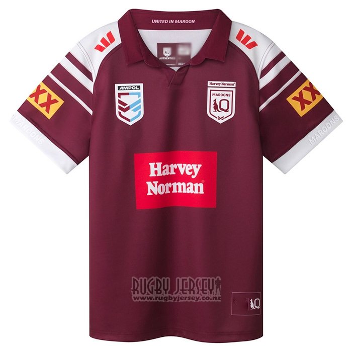 Jersey Queensland Maroons Rugby 2025 Away | RUGBYJERSEY.CO.NZ