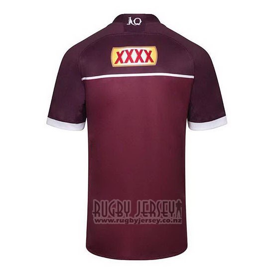 Queensland Maroon Rugby Jersey 2019-20 Home | RUGBYJERSEY.CO.NZ