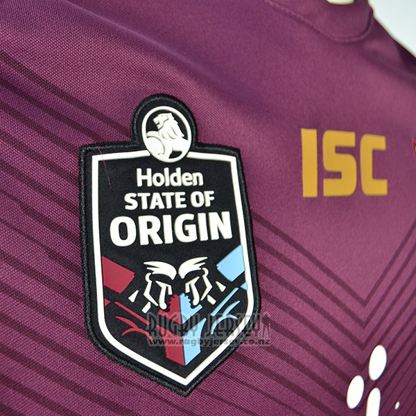 Queensland Maroons Rugby Jersey 2018 Marron | RUGBYJERSEY.CO.NZ