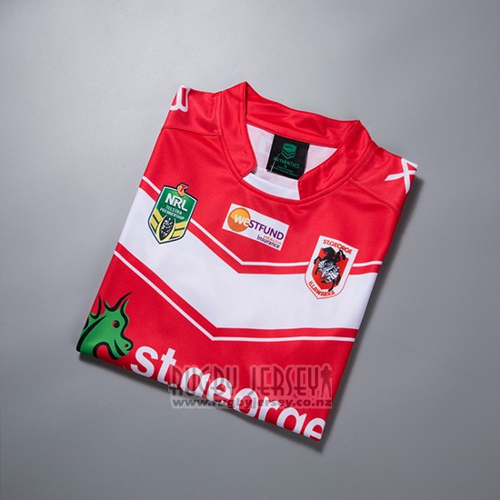 St George Illawarra Dragons Rugby Jersey 2018-19 Away | RUGBYJERSEY.CO.NZ