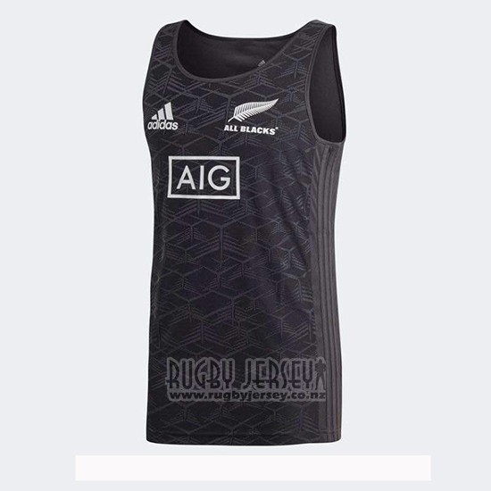 New Zealand All Blacks Rugby Tank Top Black | RUGBYJERSEY.CO.NZ