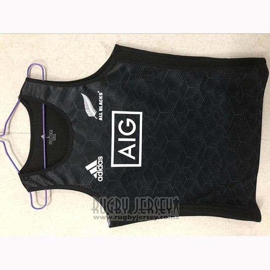 New Zealand All Blacks Rugby Tank Top Black | RUGBYJERSEY.CO.NZ