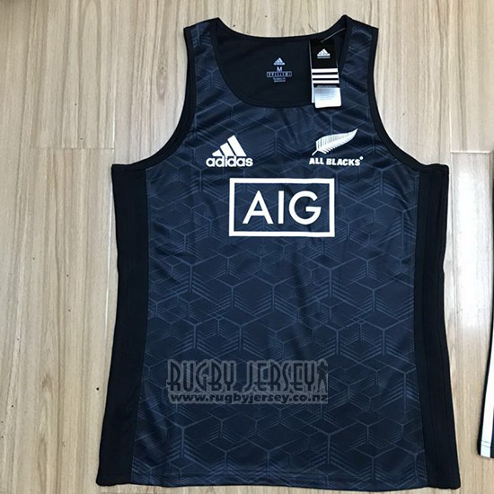 New Zealand All Blacks Rugby Tank Top Black | RUGBYJERSEY.CO.NZ